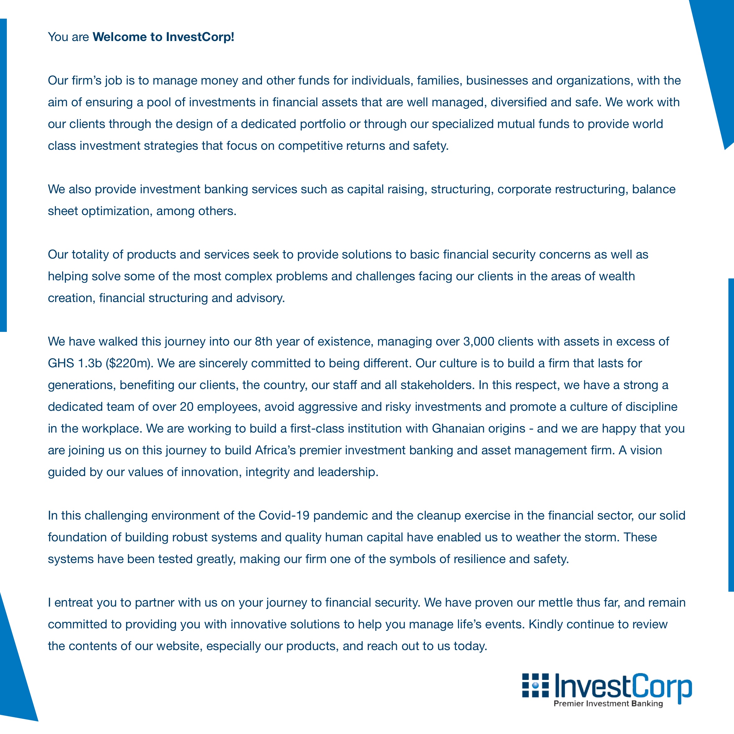 WelcomeToInvestcorp – InvestCorp